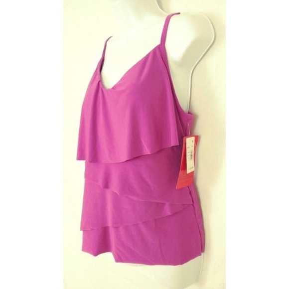 Magicsuit | Swim | Magicsuit By Miraclesuit Chloe Tiered Tankini Top ...